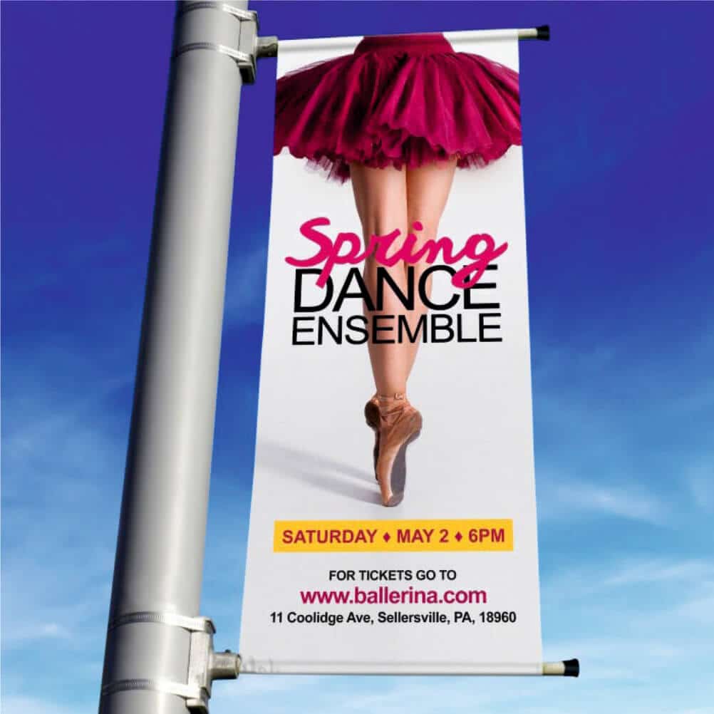 PVC Single Sided 650gsm Projection Banners - Cobra Signs