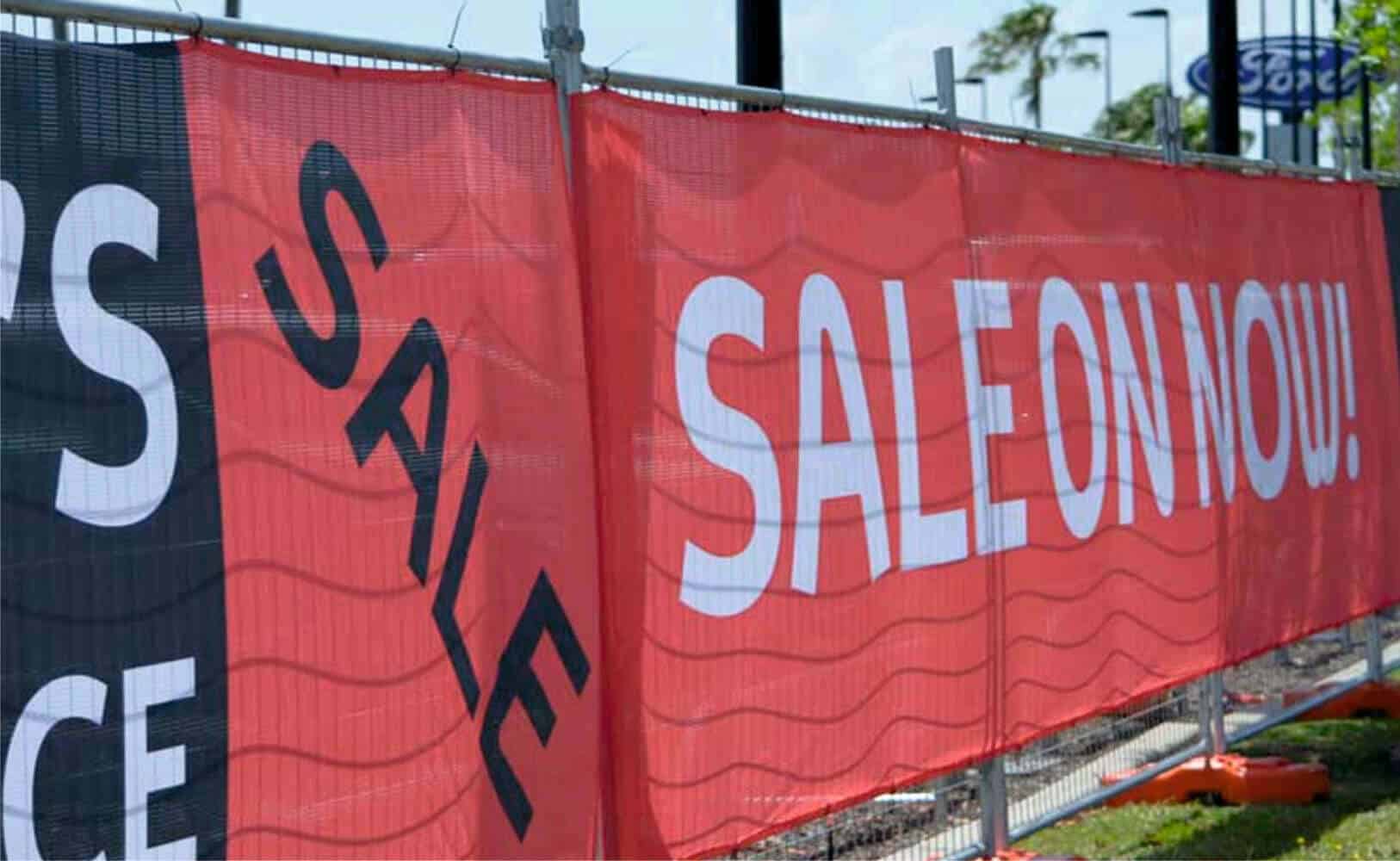 Mesh Heras Fence Banners - Cobra Signs - 6 Options