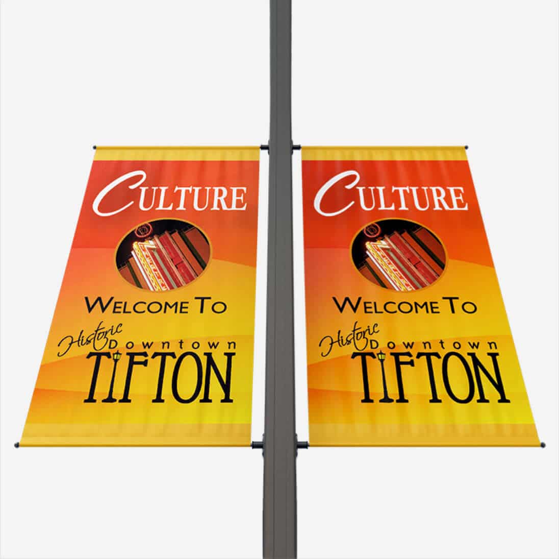 PVC Single Sided 650gsm Projection Banners - Cobra Signs