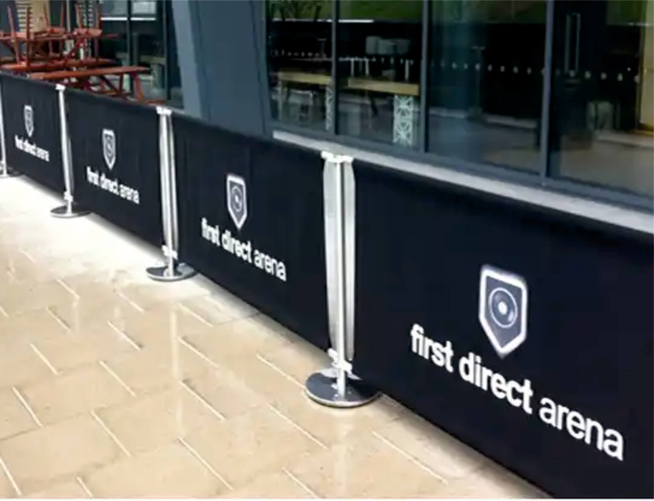 Replacement PVC Cafe Banners for your Cafe Barrier system